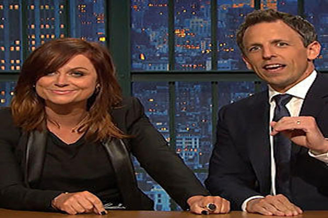 Seth Meyers, Amy Poehler reunite for classic ‘SNL’ skit | Entertainment