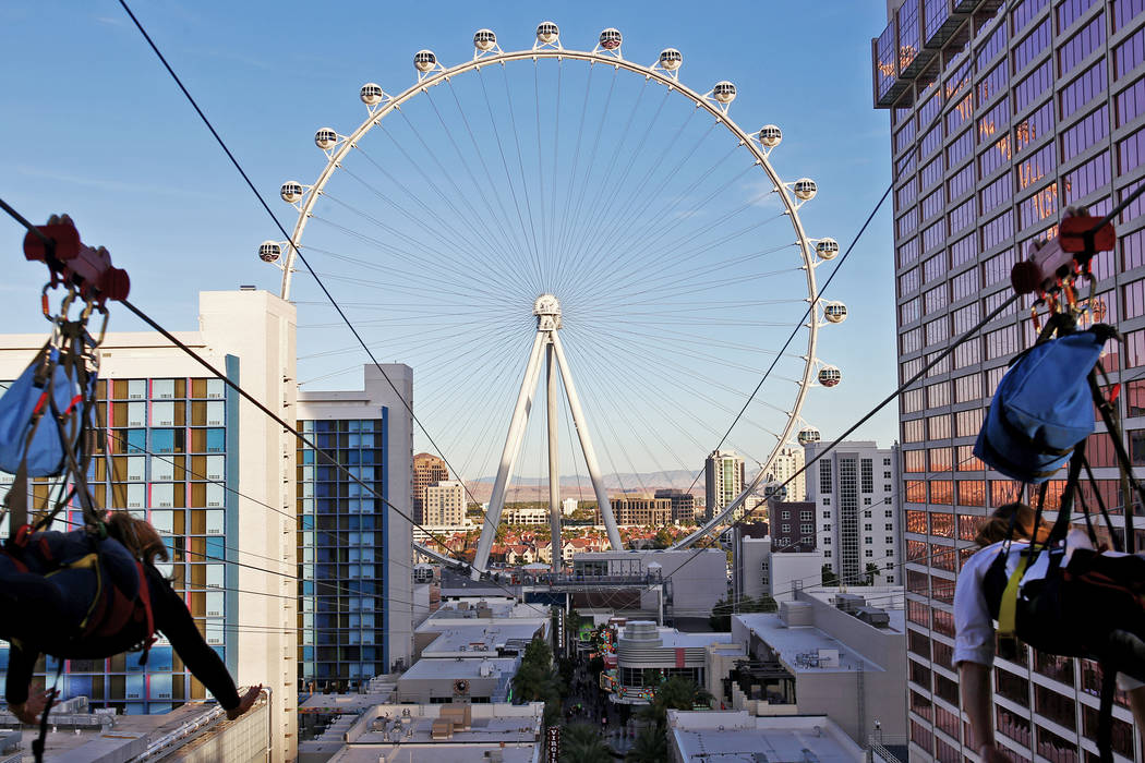 New zip line to send riders soaring above Las Vegas Strip — VIDEO ...