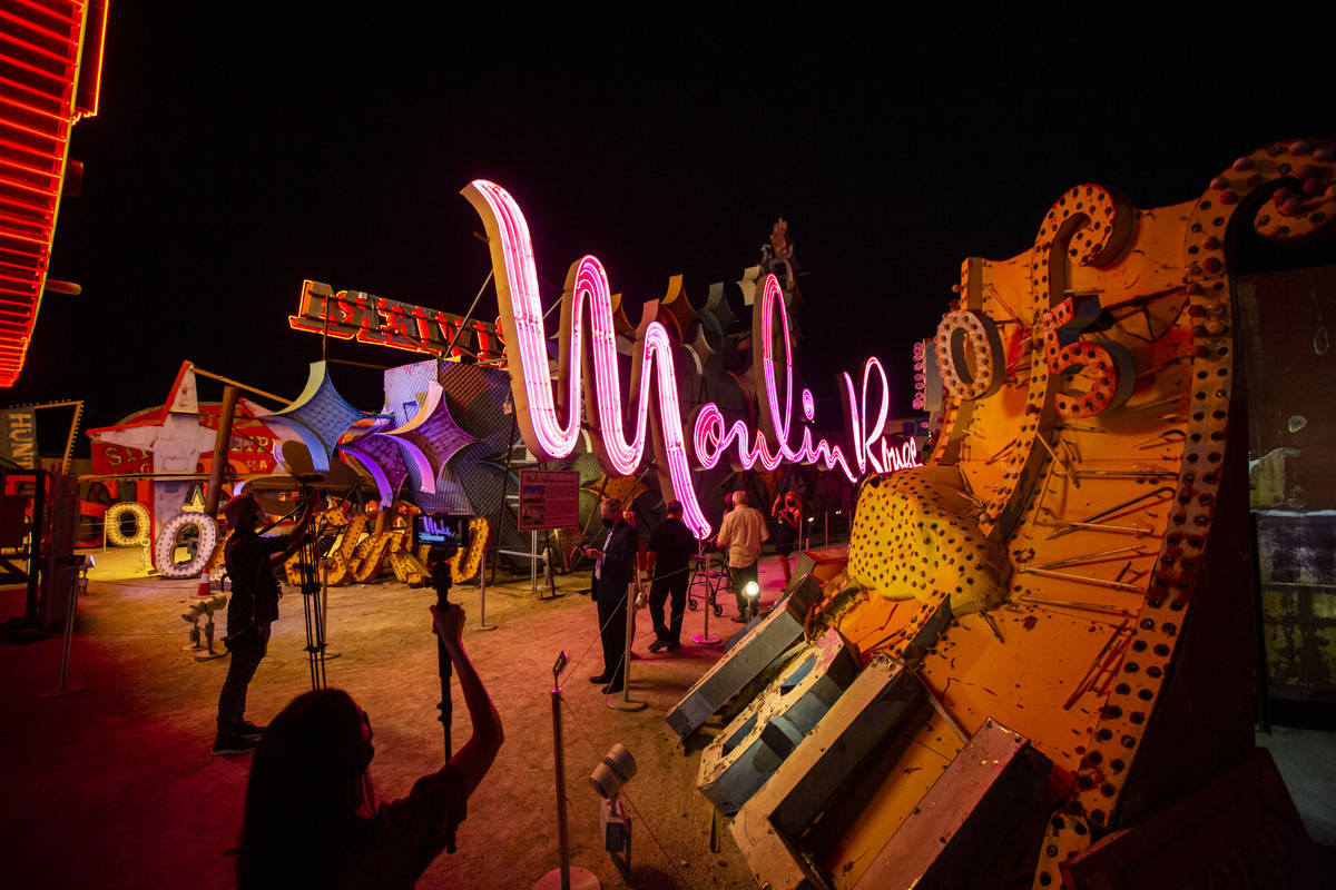 Neon Museum relights the famous Moulin Rouge sign | Arts & Culture