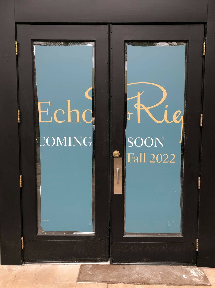 Echo & Rig opening 2nd Las Vegas Valley location in December | Dining Out