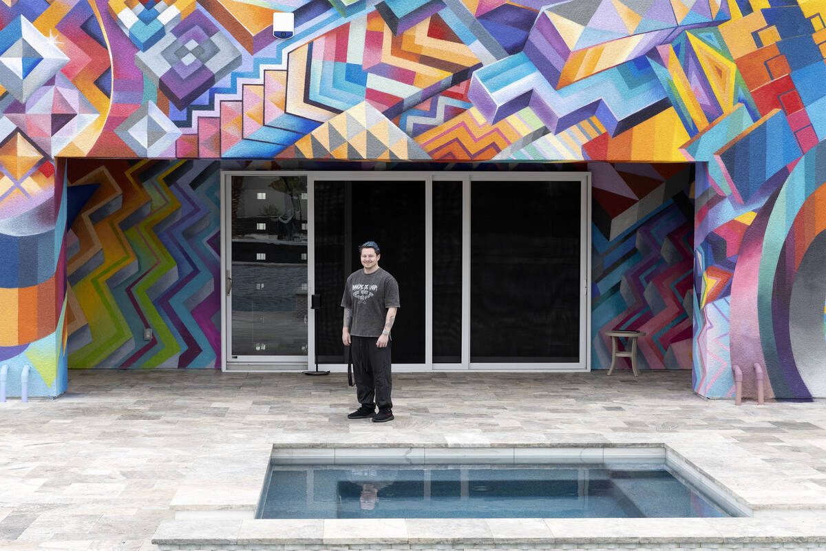 The story behind the most wildly painted house in Las Vegas | Arts ...
