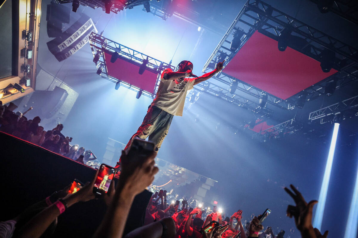 Travis Scott headlining at Resorts World’s Zouk nightclub during F1 ...