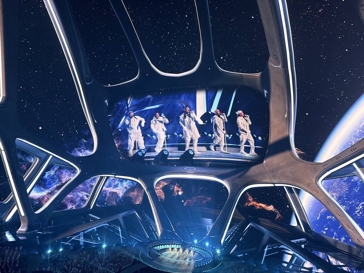 Backstreet Boys perform on 70-foot-high stage in Sphere spectacle | Kats!