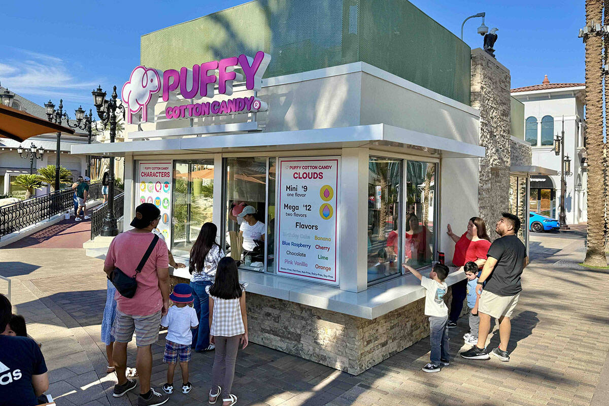 Puffy Cotton Candy brings sugar-spun art to Town Square Las Vegas ...